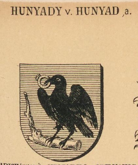 Hunyady Family Crest, Coat of Arms and Name History